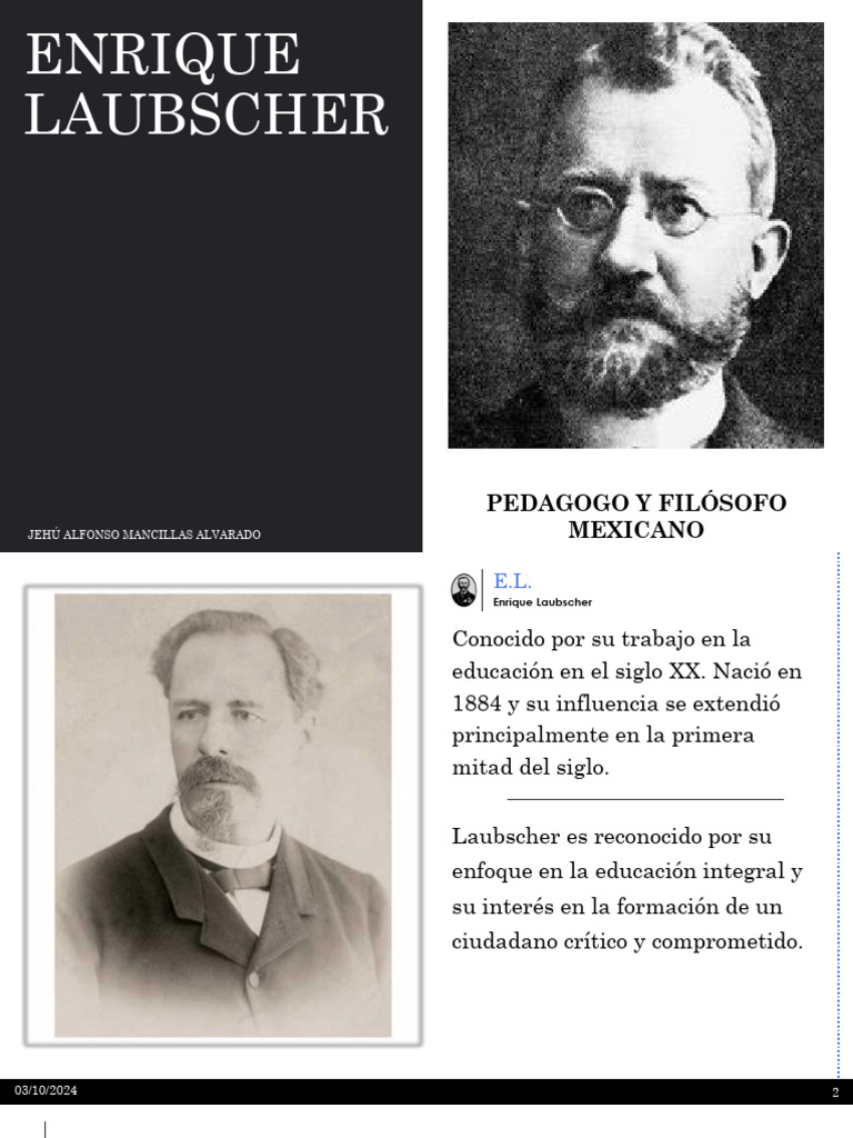 Enrique Laubscher | PDF | Pedagogía | Escuelas