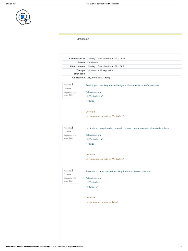 1er. Examen parcial_ semio Qx | PDF | Enfermedades y trastornos | Especialidades Medicas
