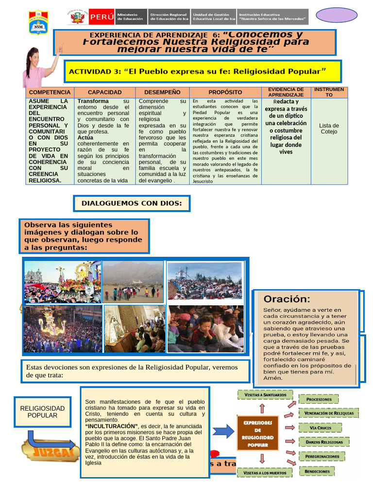 Fortalecimiento de la Fe y Religiosidad Popular | PDF | Fe | Dios