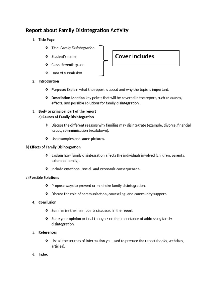 Understanding Family Disintegration | PDF