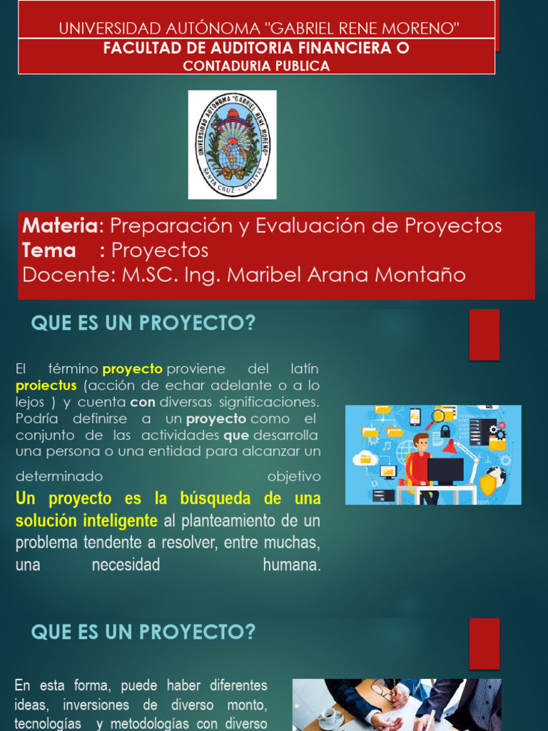Tema 1. Proyectos y Tipos de Proyectos.pptx | PDF | Gestión de proyectos | Planificación