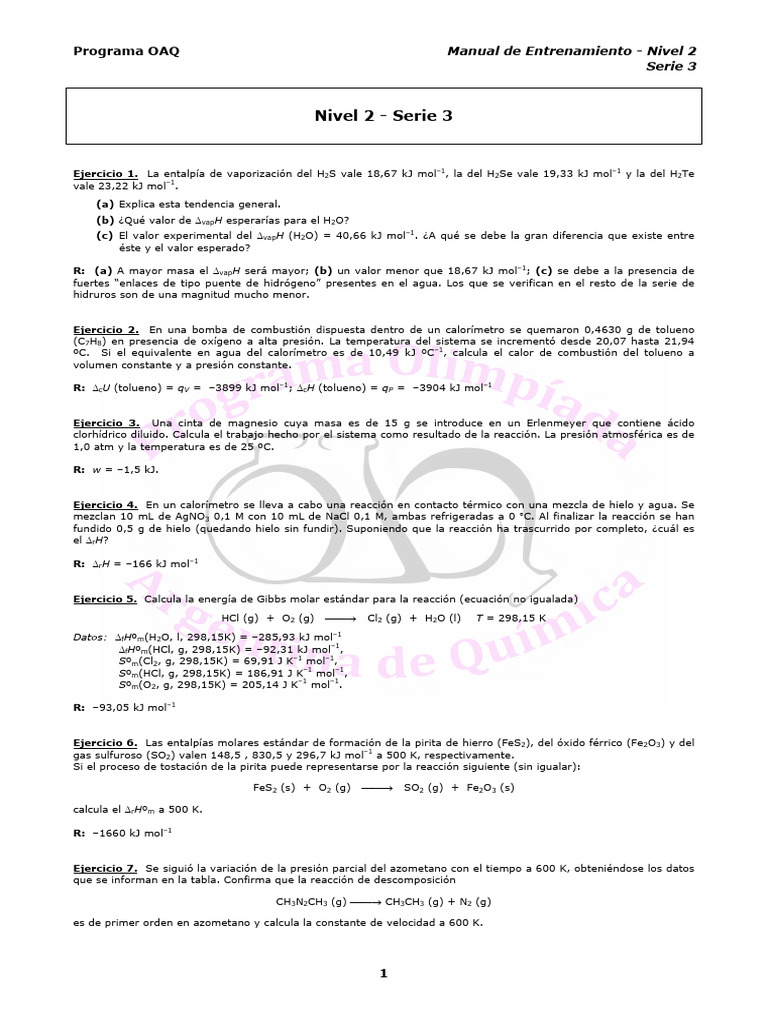 OAQ-Manual de Entrenamiento-Nivel 2-Serie 3 | PDF | Ácido nítrico | Amoníaco