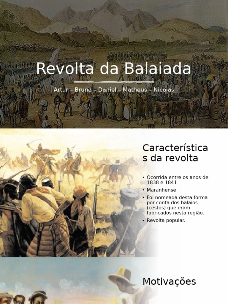 Revolta da Balaiada: Causas e Consequências | PDF