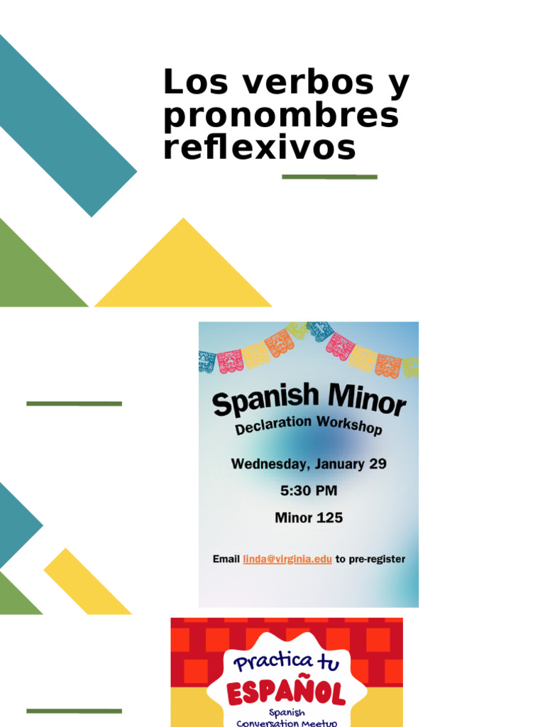 Verbos Reflexivos en Español: Guía Completa | PDF | Tipología ...