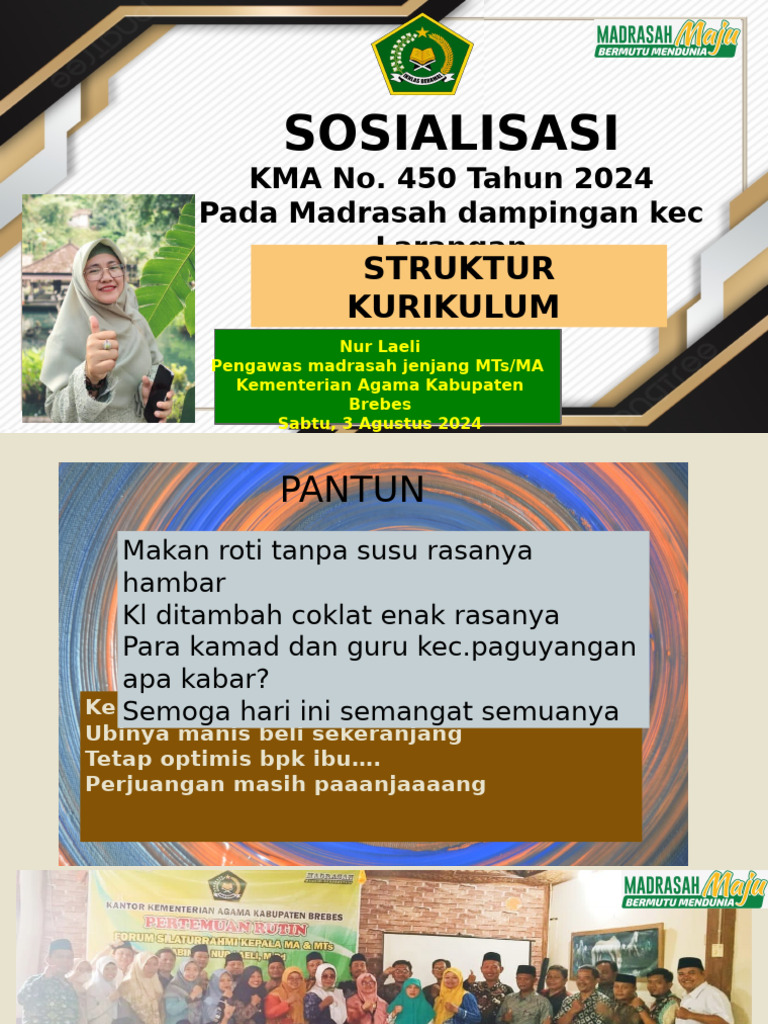 2. Struktur Kurikulum KMA 450 Tahun 2024 | PDF