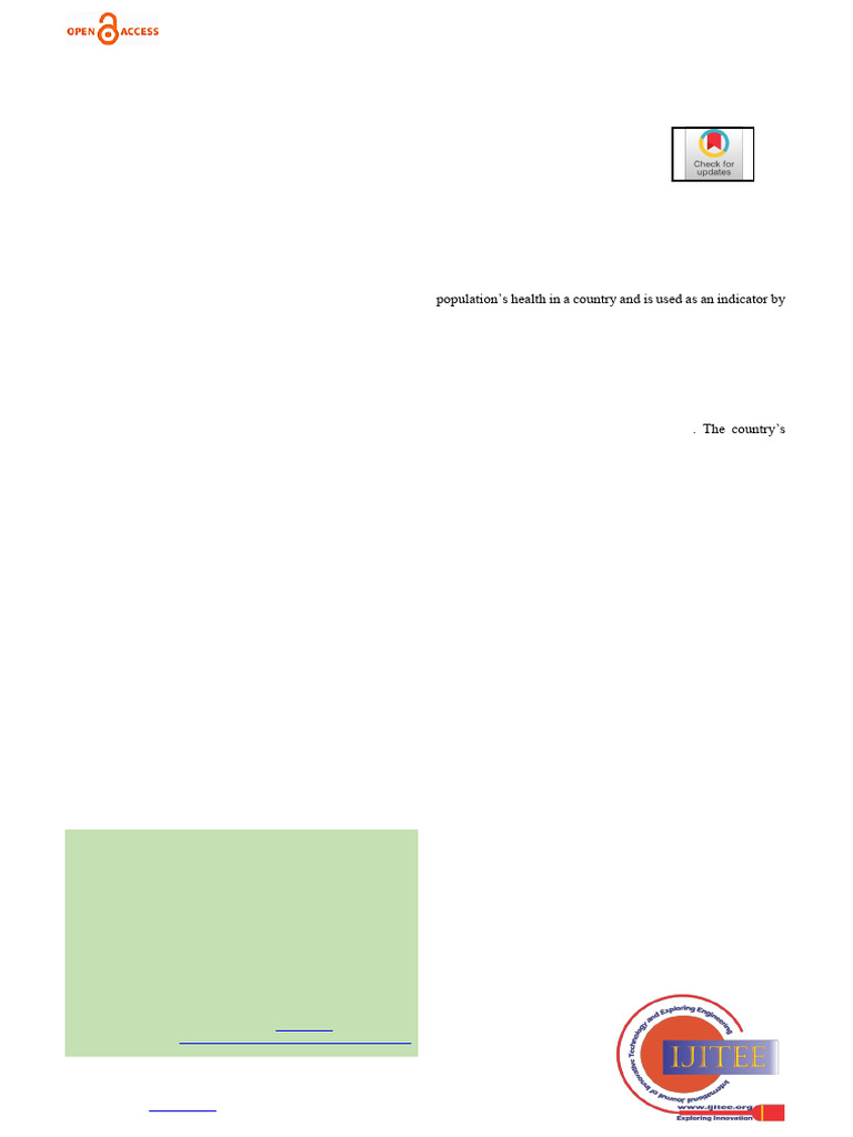 Machine Learning for Prognosis of Life Expectancy | PDF | Linear ...