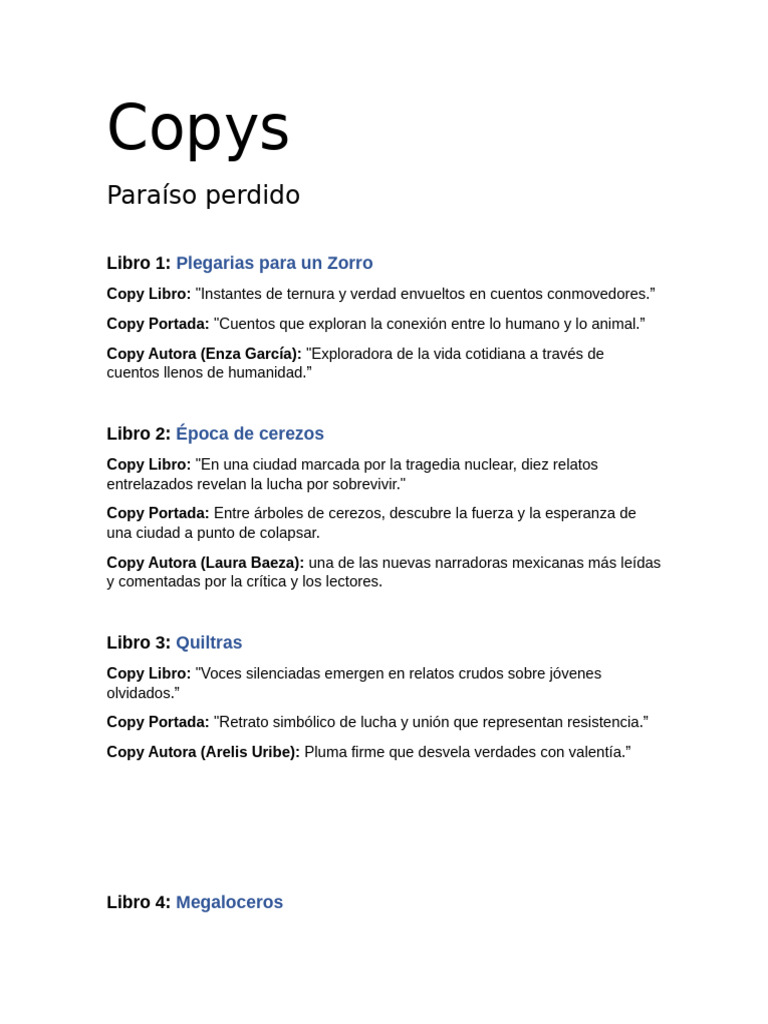 Copys | PDF