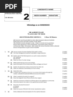 Wassce 2025 Int Science Practical Black Mock | PDF | Electricity