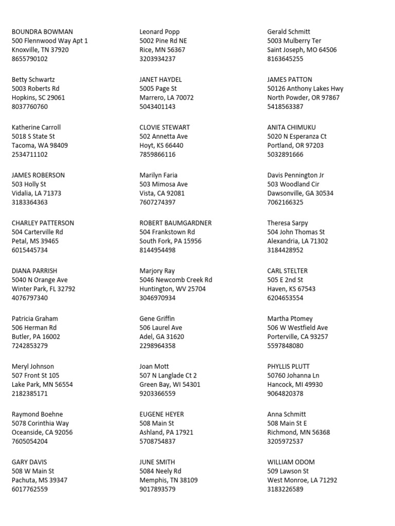 Grayon 340 Database Leads Sweep Gamb 2022-19-23 | PDF