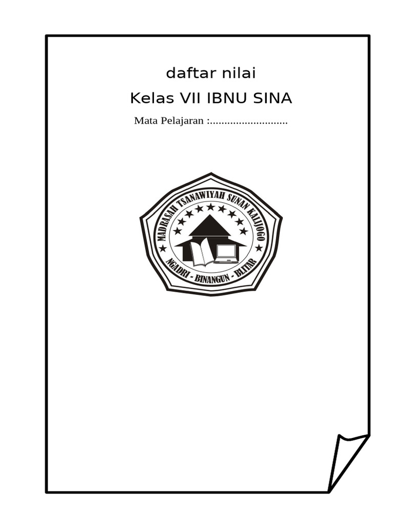 6 Cover Kelas Sekat Jurgur | PDF