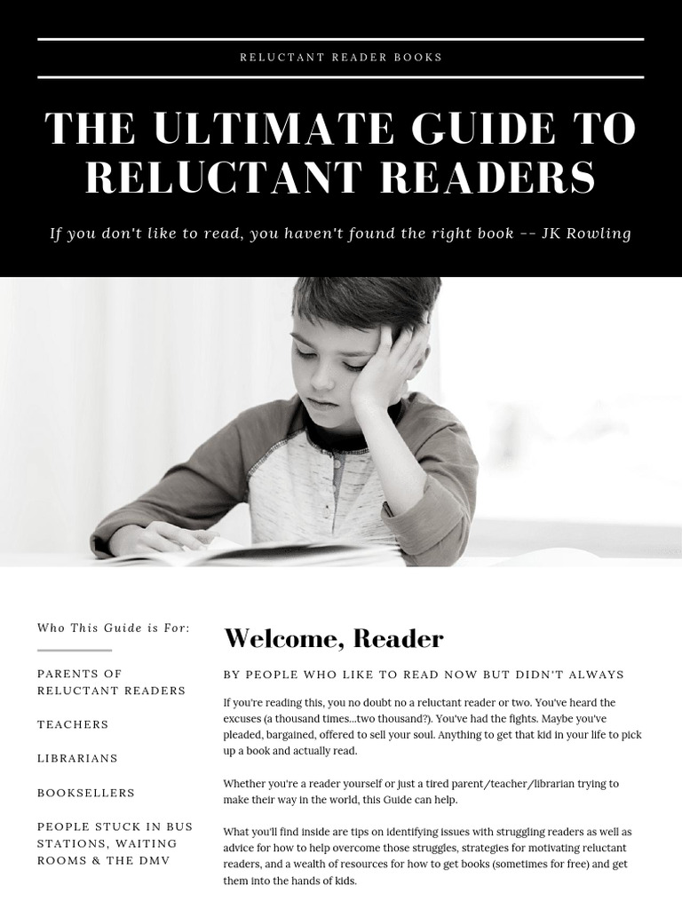 Ultimate Guide To Reluctant Readers | PDF | Phonics | Reading Comprehension