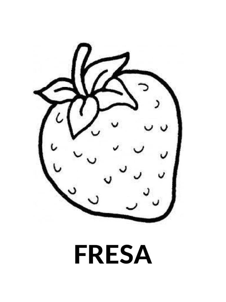 Frutas para Colorear | PDF