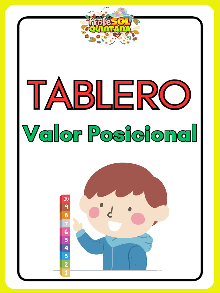 TABLEROS Valor Posicional | PDF