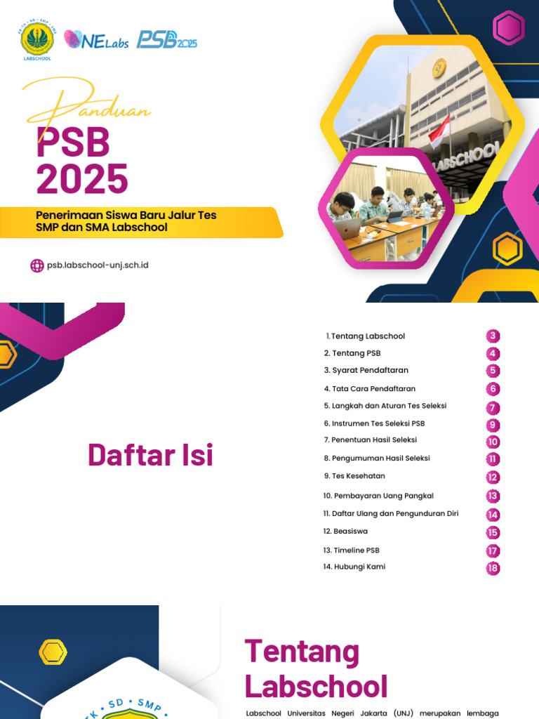 Panduan PSB 2025 | PDF