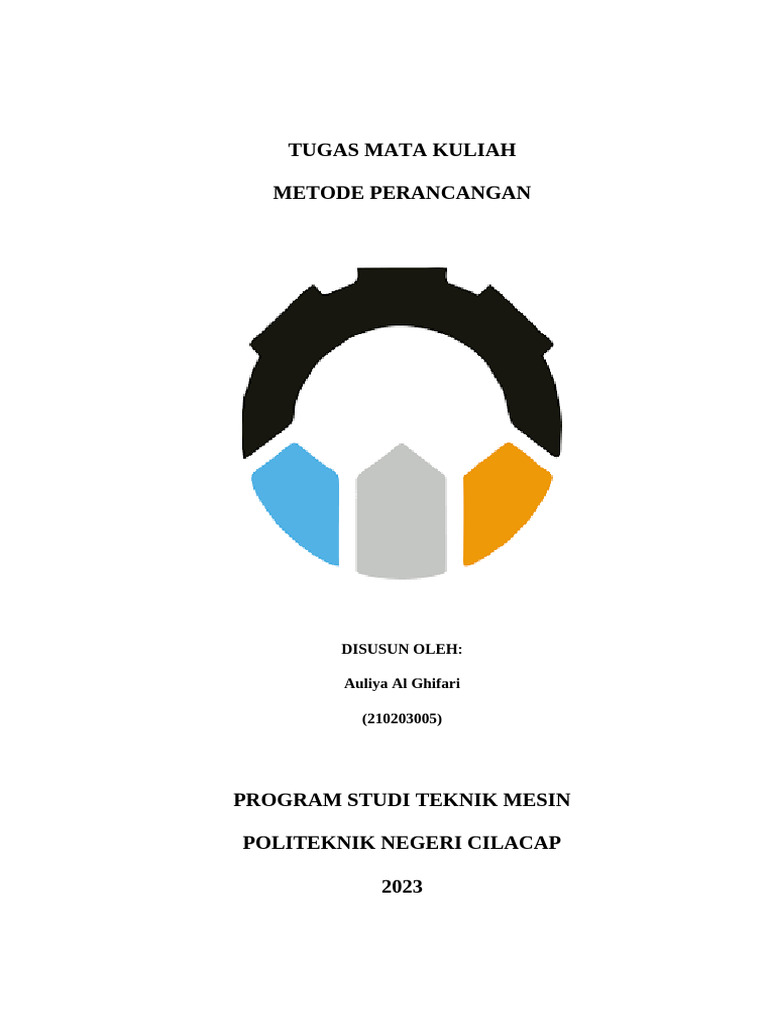Cover Metode Perancangan | PDF