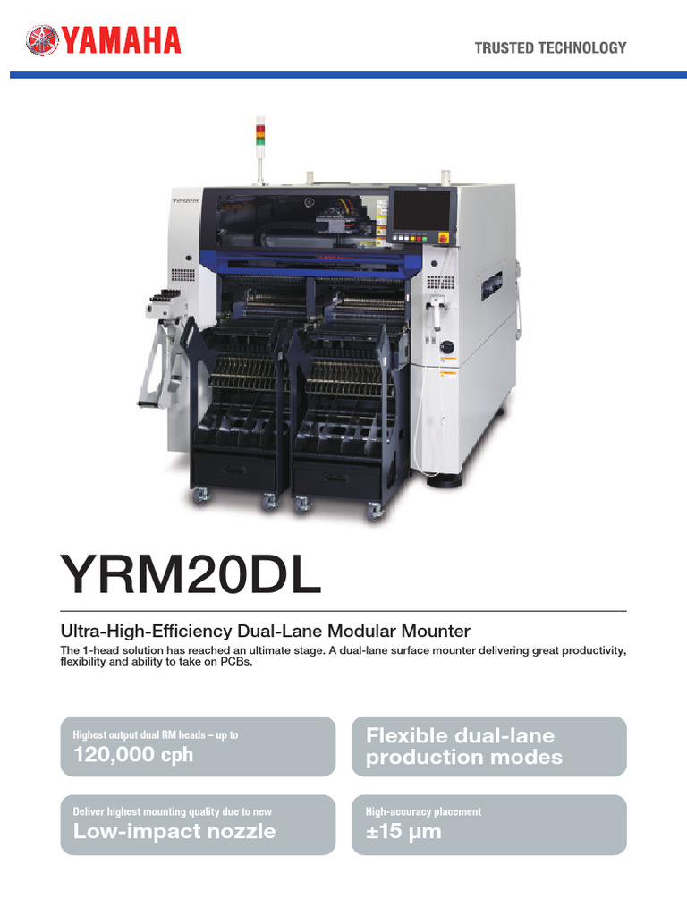 Yamaha Datasheet YRM20DL EN | PDF | Printed Circuit Board | Electrical ...