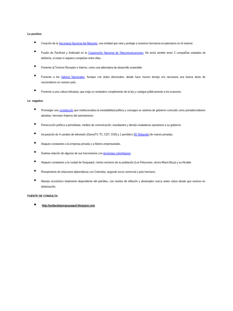 Positivo y Negativo Eess | PDF