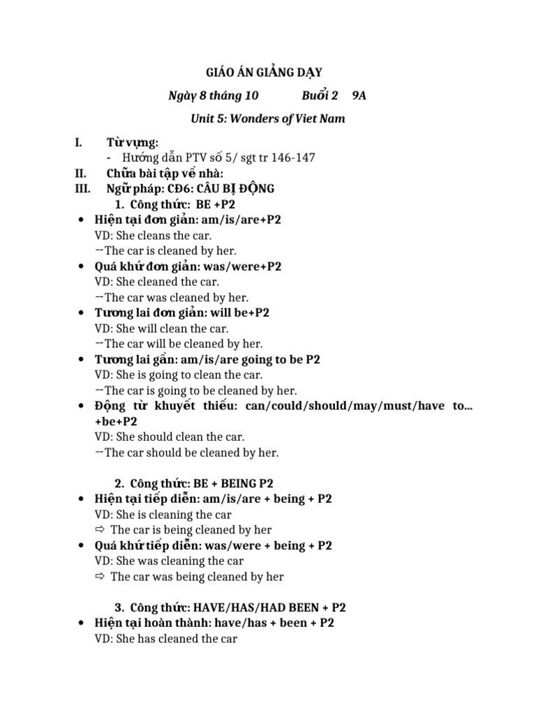 Giáo Án Gi NG D y | PDF