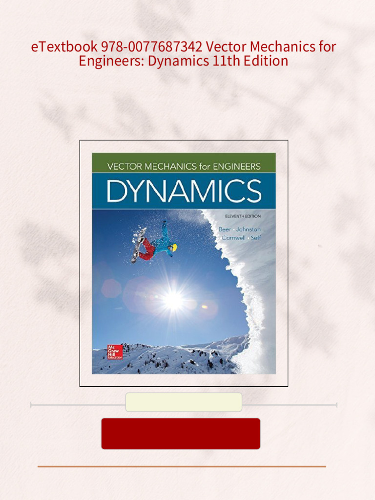 Etextbook 978-0077687342 Vector Mechanics For Engineers: Dynamics 11Th Edition | PDF | Rotation ...