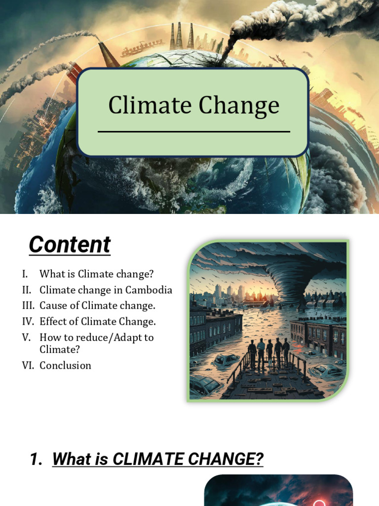 Climate Change: Causes, Effects, and Solutions | PDF | Climate Change ...