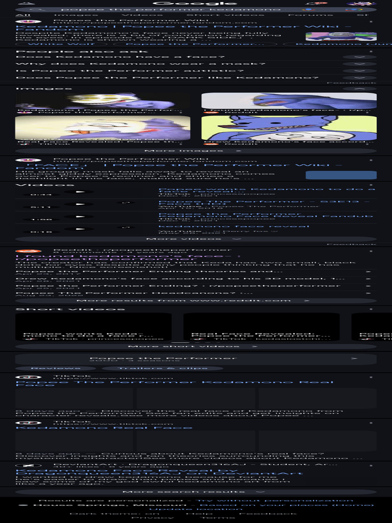 Popee The Performer Kedamono Face Reveal - Google Search | PDF