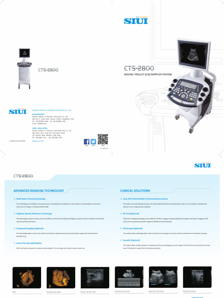 CTS-2800 Brochure-1 | PDF