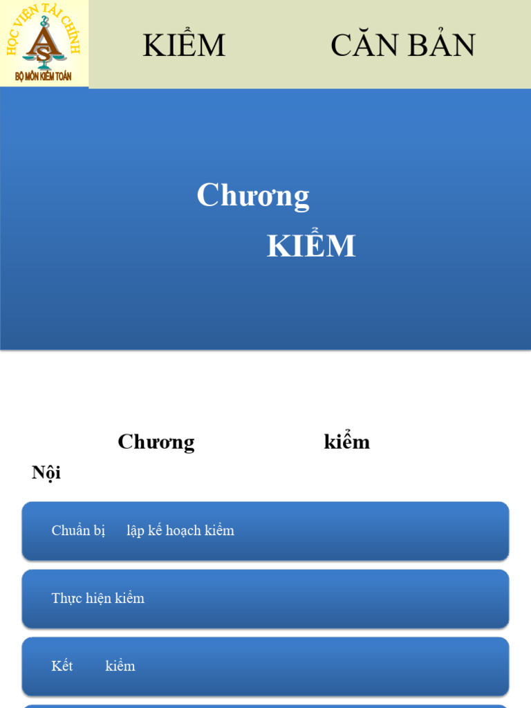 Kiem Toan Can Ban - SV - P2 | PDF