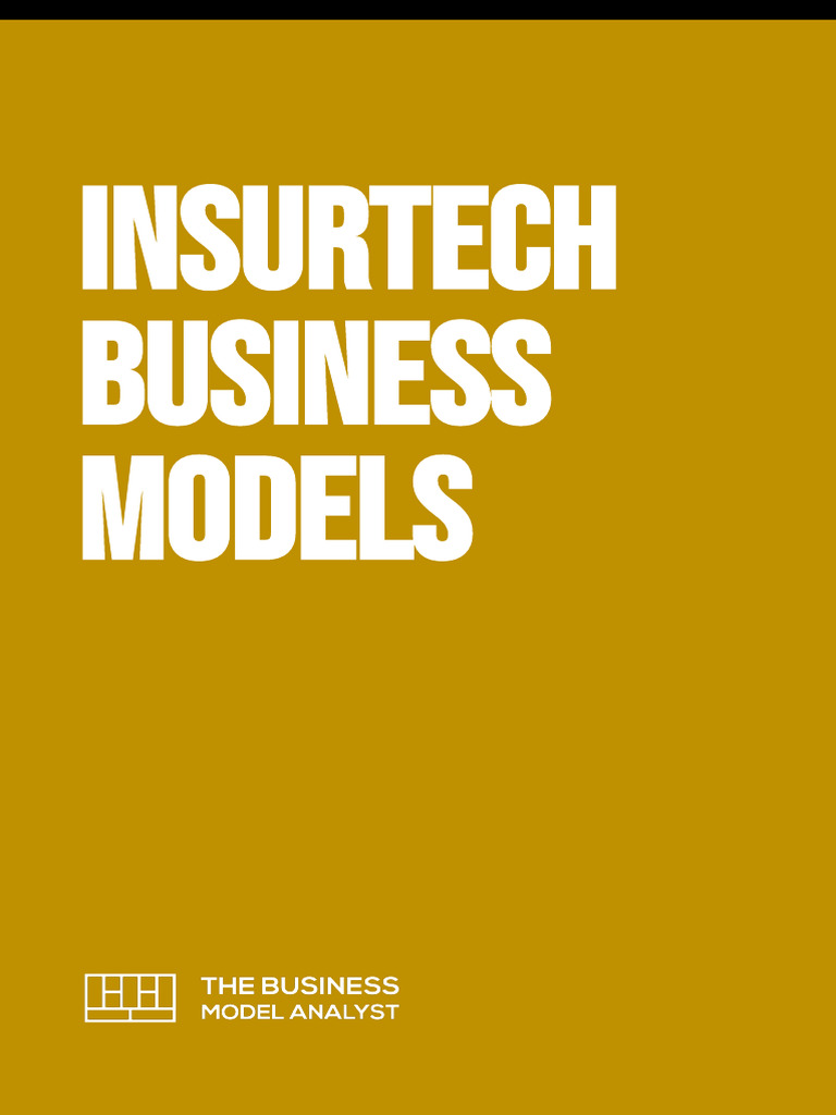Insurtech Business Model 2 f5khsw | PDF | Insurance | Internet Of Things