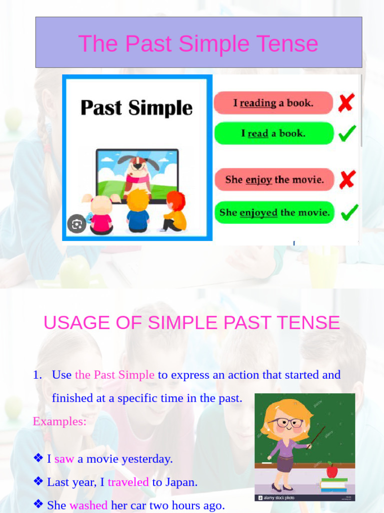 Past Tense PPT 2324. (R.) PPTX | PDF | Grammatical Tense | Linguistics