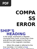 Gyro Error Guide | PDF | Compass | Metrology
