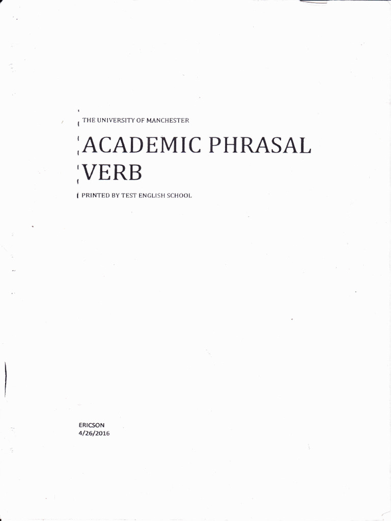 Academic Phrasal Verb _ Academic Phrasebank | PDF | Qualitative ...