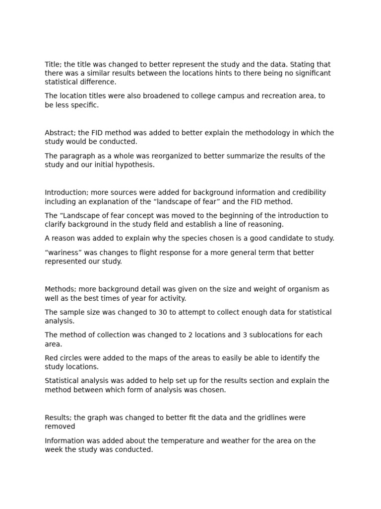 memo for manuscript | PDF | Methodology | Data