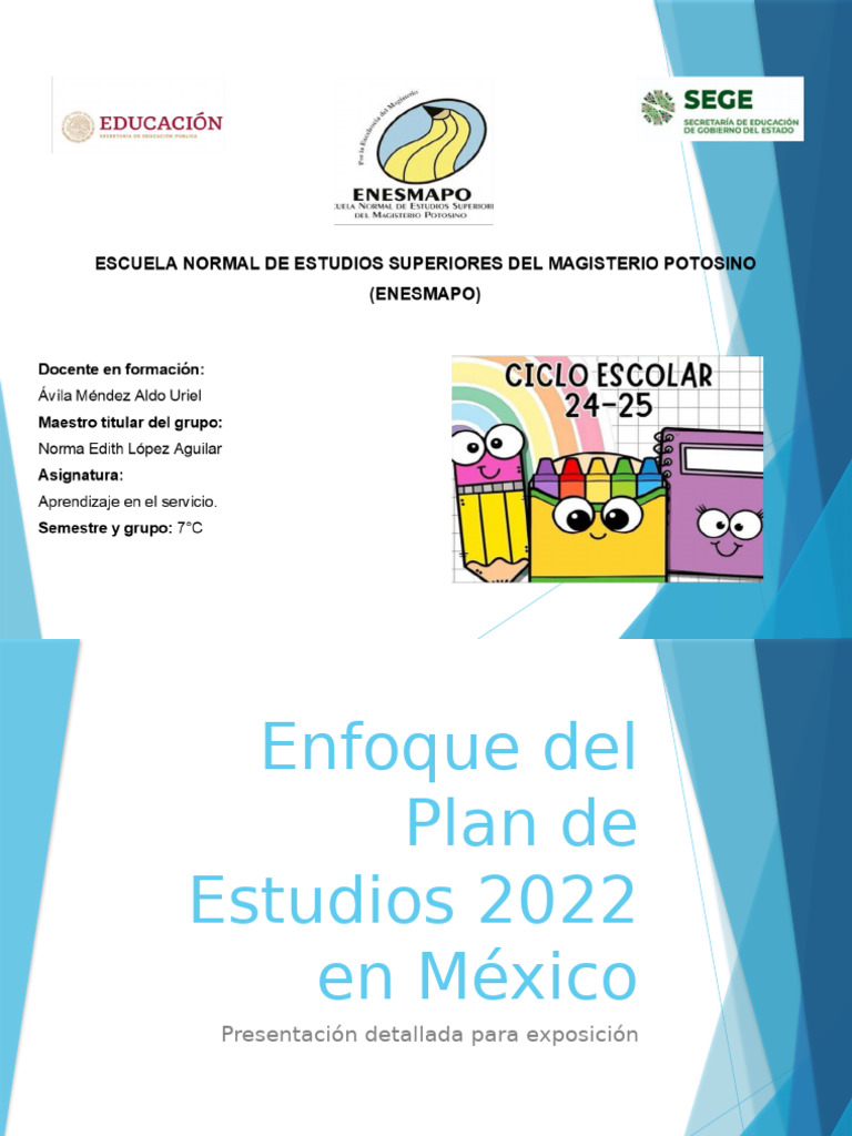 Plan de Estudios 2022 en México: NEM | PDF | Plan de estudios ...