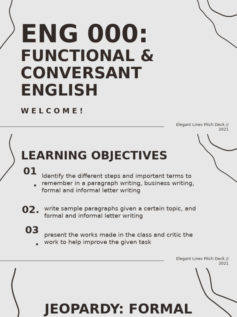 Eng000 Lesson 10 | PDF | English Language | Verb