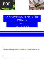 ISO 14001 2015 Environmental Aspects and Impacts Procedure Sample | PDF ...