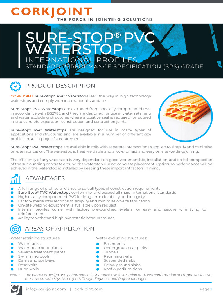 Waterstop | PDF | Welding | Construction