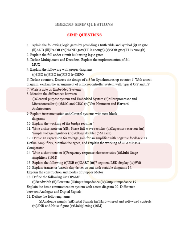 Electronics Simp Tie | PDF | Cellular Network | Logic Gate
