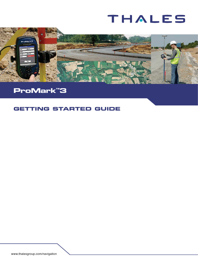 ProMark3 Getting Started Guide 631512-01A | PDF | Surveying | Computer ...
