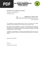 Resignation Letter for LGU Employee | PDF