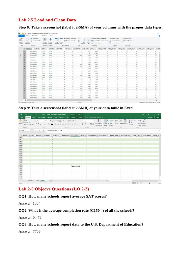 Phân tích dữ liệu kế toán Lab 2-5, 2-8 | PDF
