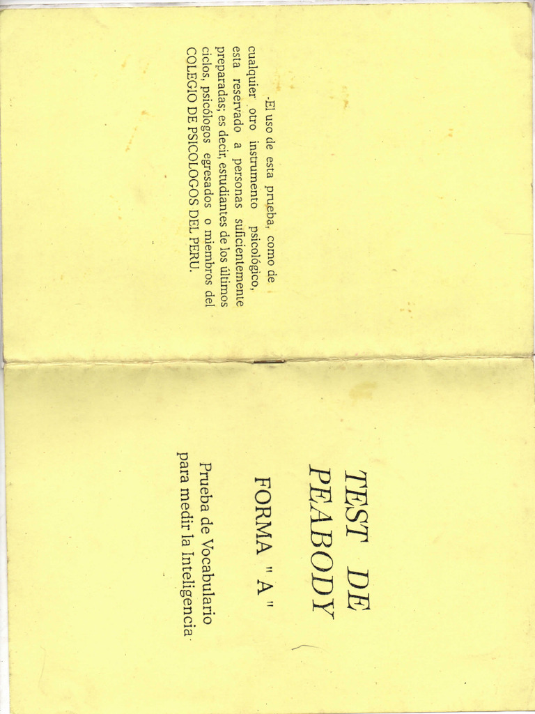 Manual Peabody | PDF