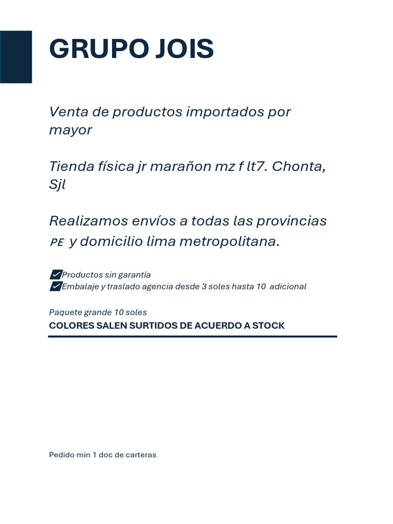 Catalogo Carteras 2025 | PDF