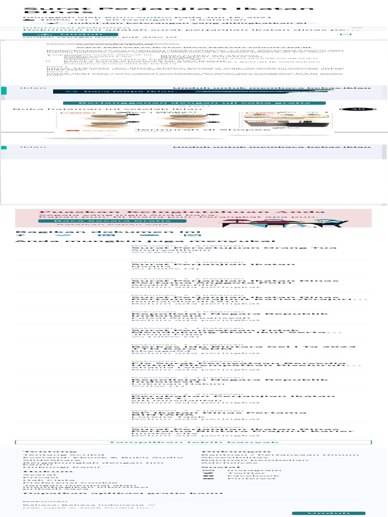 Surat Perjanjian Ikatan Dinas Pdf Pdf