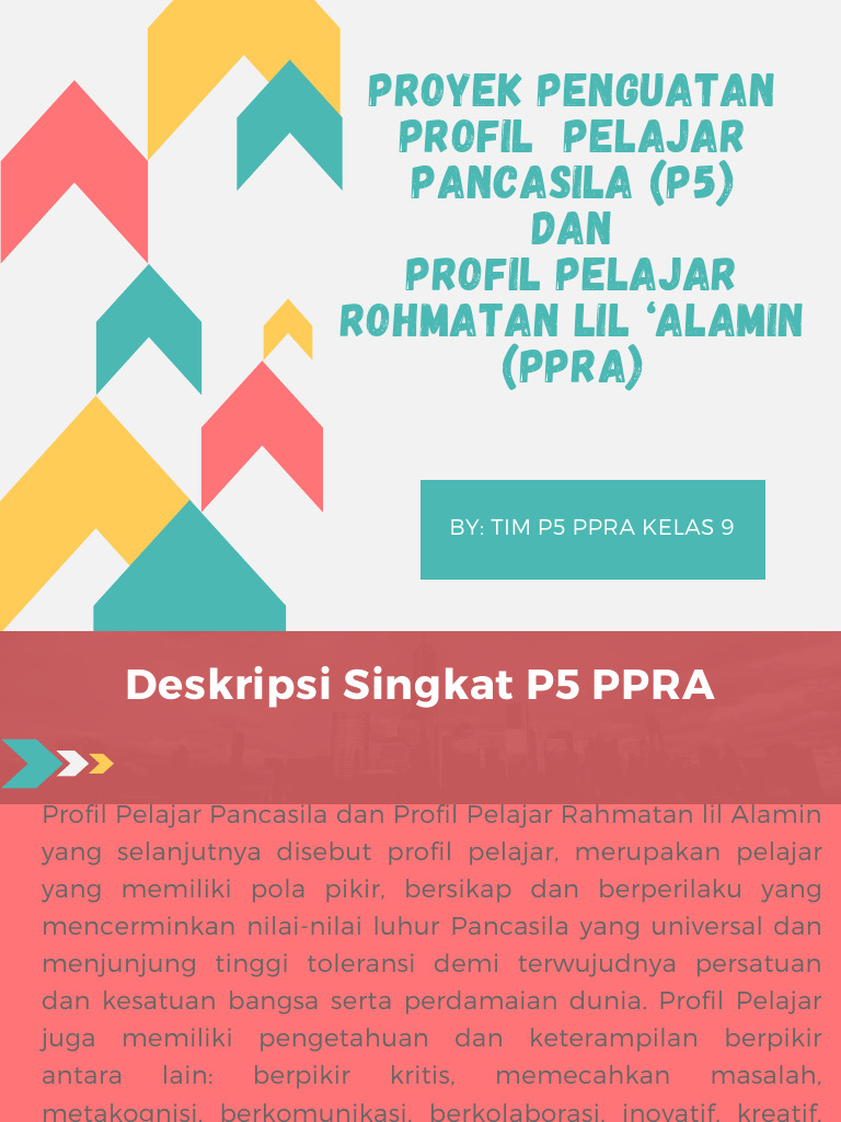 Penguatan Profil Pelajar Pancasila dan PPRA | PDF