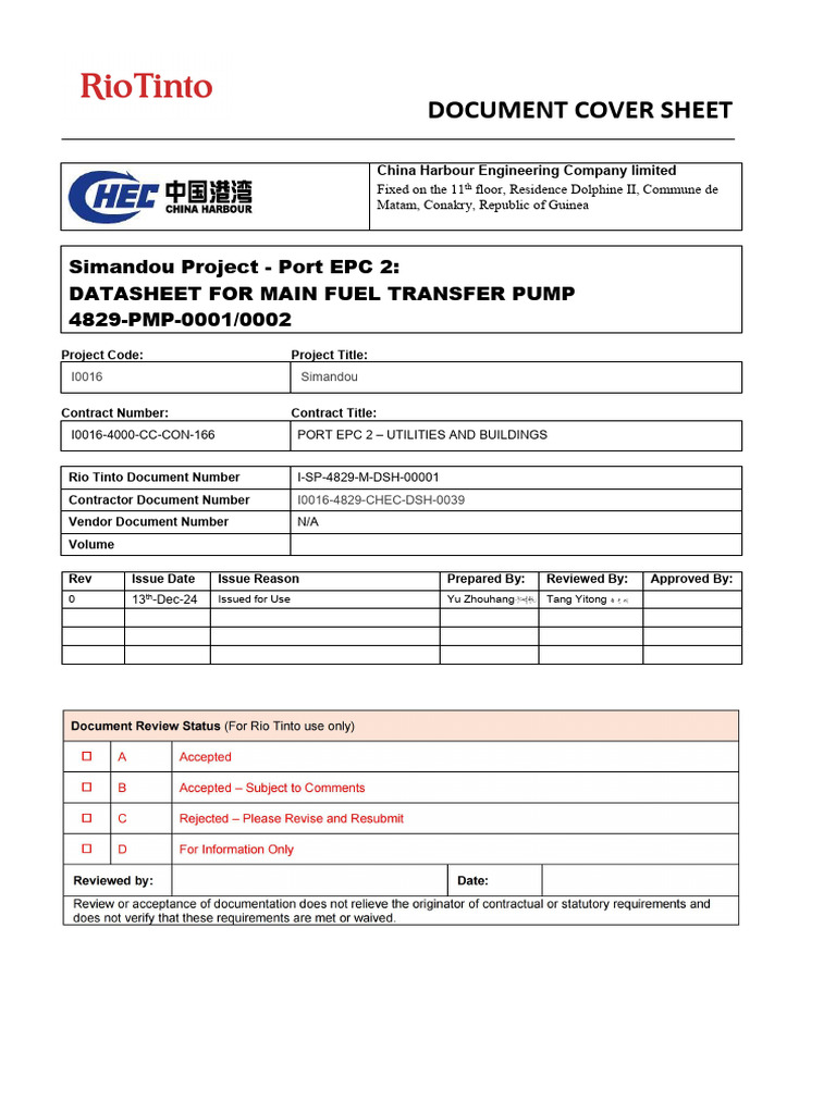 1.I-sp-4829-M-dsh-00001 - r0 主燃油输送泵数据表datasheet for Main Fuel Transfer Pumps | PDF | Pump ...