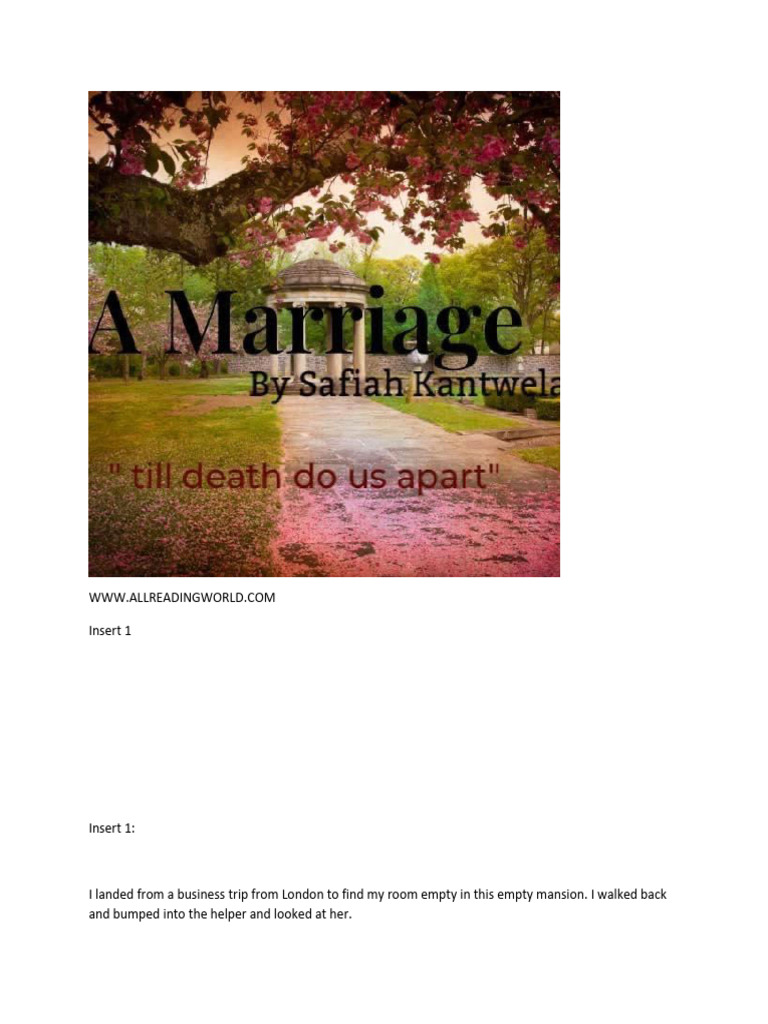 A Marriage by Safiah Kantwela | PDF