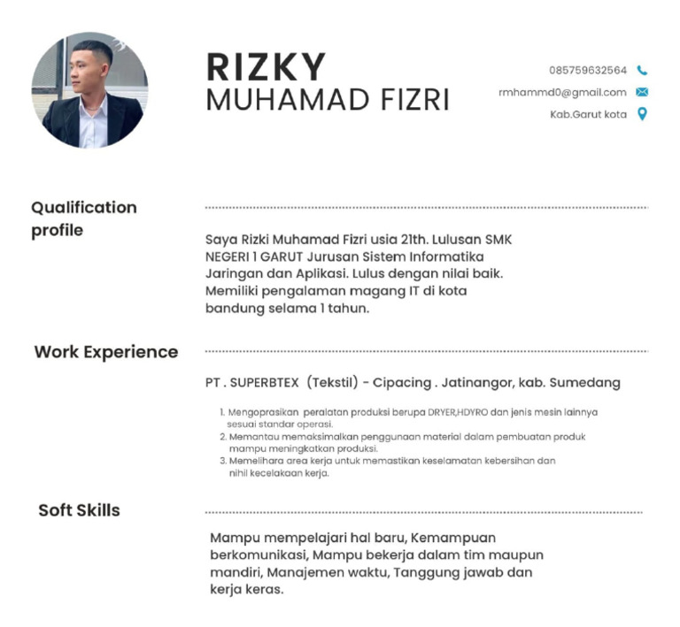 Cv. Rizki Pdf | PDF