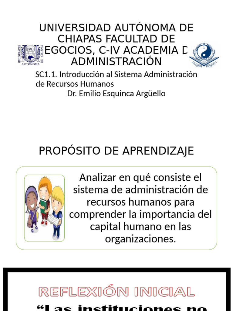 SC1.1.Introducción ARH | PDF | Capital (economía) | Gestión de recursos humanos