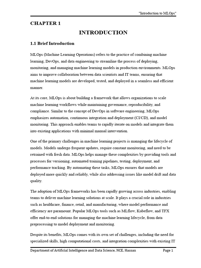 MLOps: Streamlining ML Model Management | PDF | Machine Learning ...