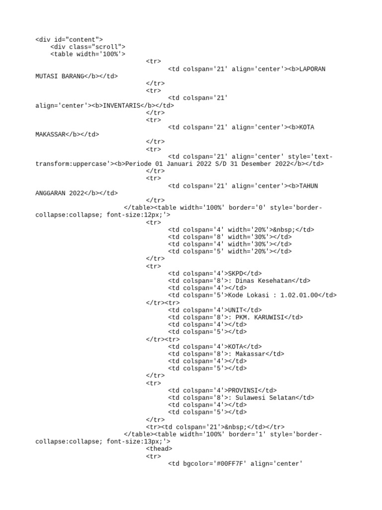 Laporan_Mutasi_Barang | PDF